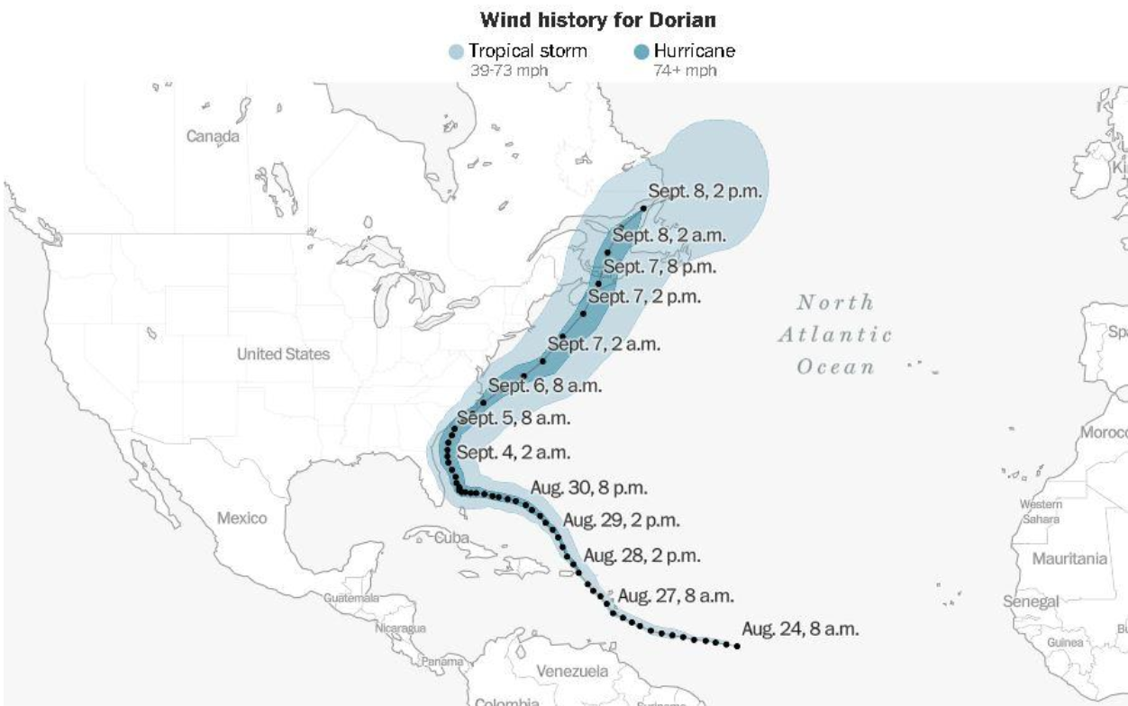 Remembering Hurricane Dorian - AnythingWeather