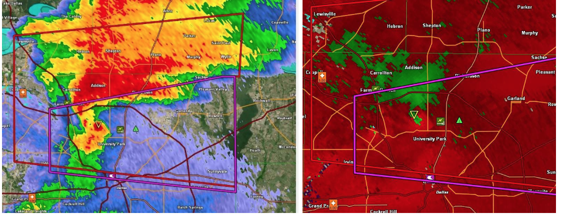 Late Season Tornado Rips Through Dallas - AnythingWeather